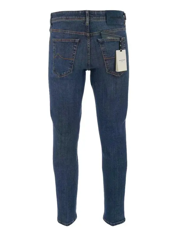 Jacob Cohen Faded Slim-fit Jeans - Blue