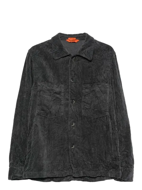 Barena Venezia Fio Corduroy Overshirt - Grey