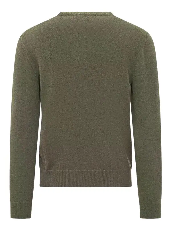 Malo V-neck Cashmere Jumper - Green
