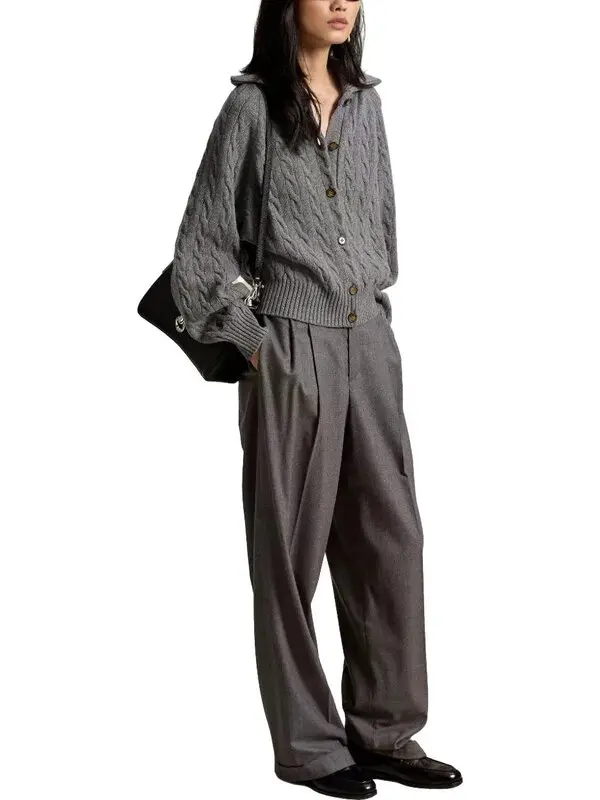 Polo Ralph Lauren Cable-knit Cardigan - Grey