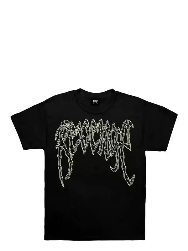 REVENGE Crossbones Graphic-print T-shirt - Black