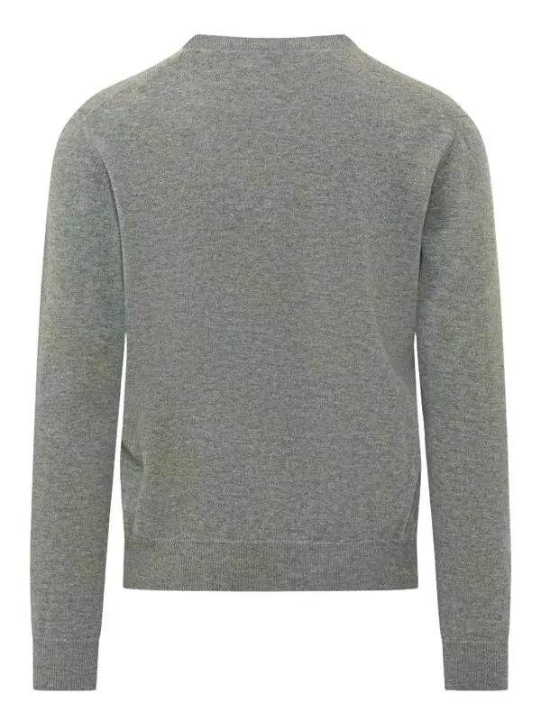 Malo V-neck Cashmere Sweater - Grey