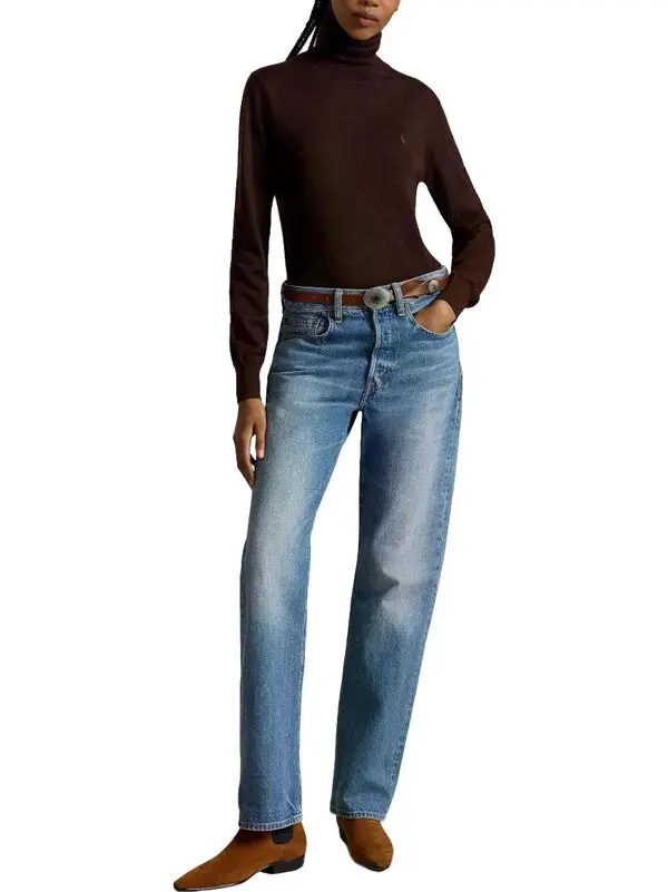 Polo Ralph Lauren Long-sleeve Roll-neck Sweater - Brown