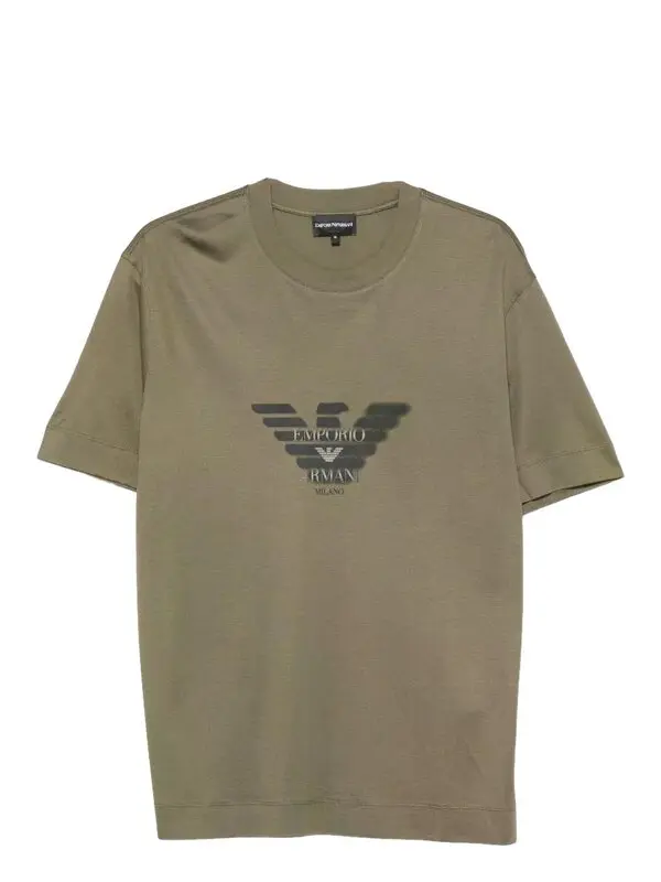 Emporio Armani Logo-print T-shirt - Green