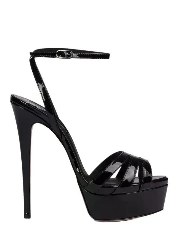 LE SILLA Lola Platform Stiletto Sandals - Black