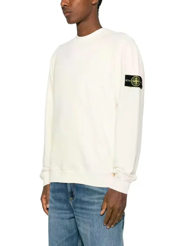 Stone Island Logo-patch Sweatshirt - Neutrals