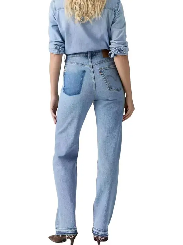 LEVI'S Ribcage Straight-leg Jeans - Blue