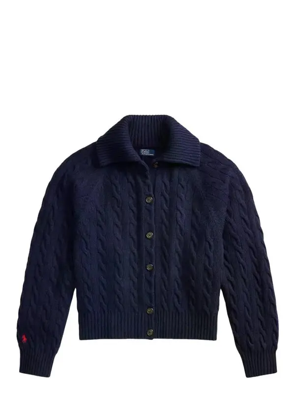 Polo Ralph Lauren Cable Knit Cardigan - Blue