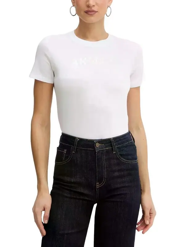 Armani Exchange Logo-print Cotton T-shirt - White