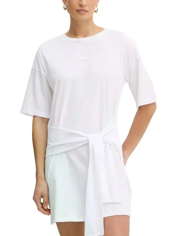 Armani Exchange Tie-waist Mini Dress - White