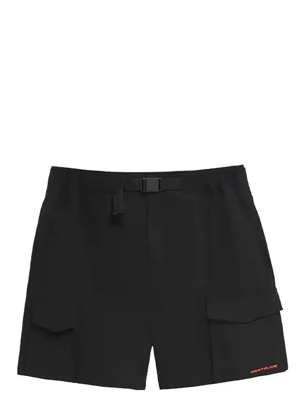 GERTRUDE Ernesto Buckle-fastening Cargo Shorts - Black