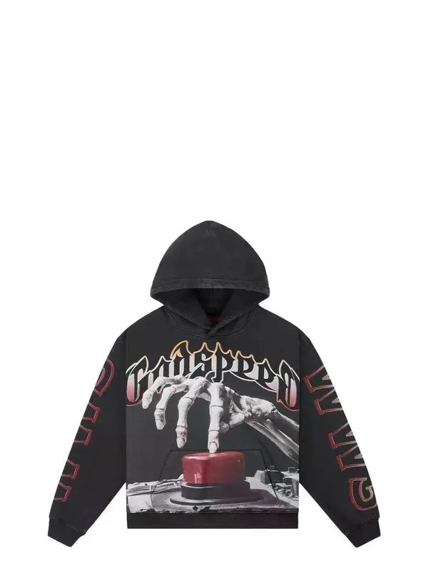 GODSPEED Graphic-print Hoodie - Black