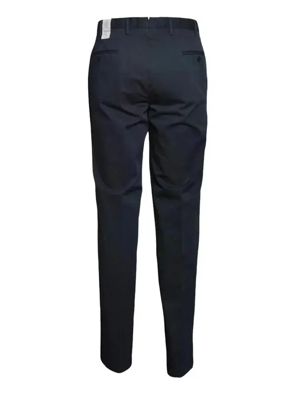 L.B.M. 1911 Tailored Trousers With Pressed Crease - Blue