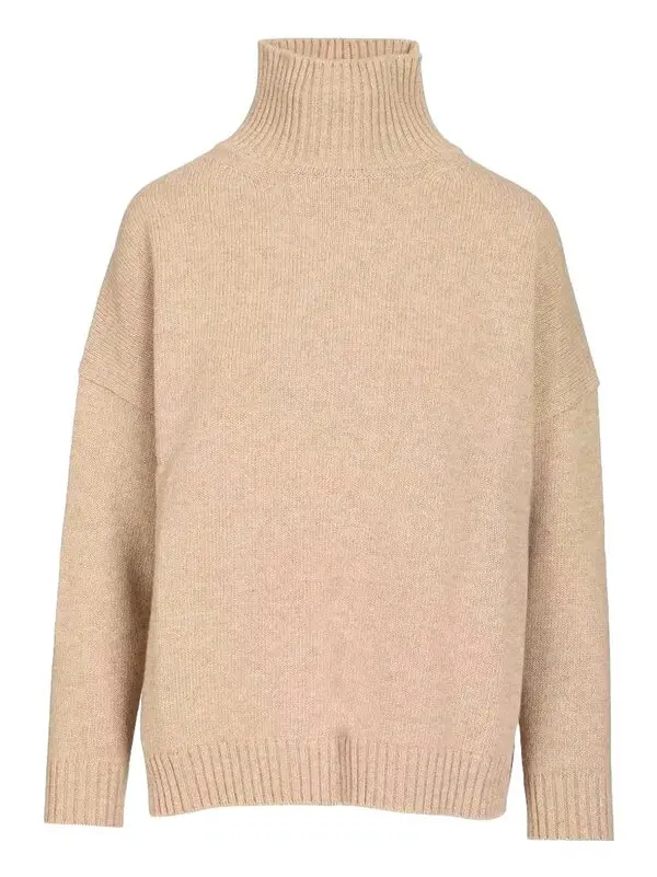 Max Mara Roll Neck Sweater - Neutrals
