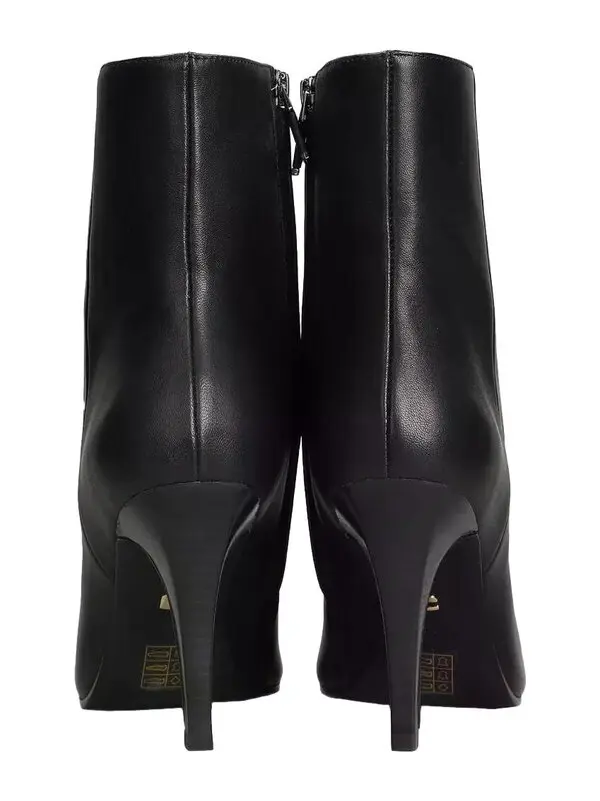 Lola Cruz Pointed-toe Stiletto-heel Ankle Boots - Black
