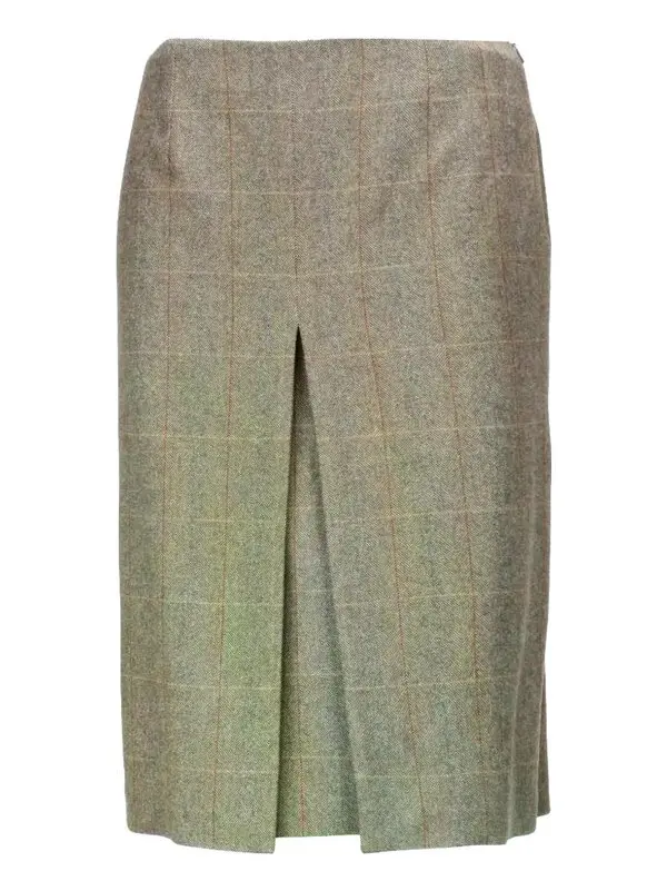 Loro Piana Check Skirt - Neutrals