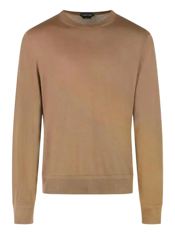 TOM FORD Crew-neck Long-sleeve Sweater - Neutrals