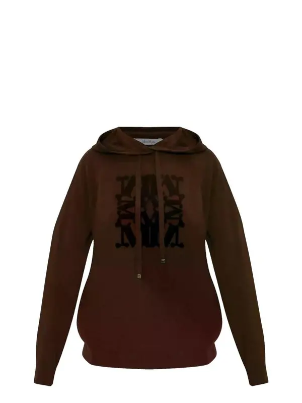Max Mara Wool Hoodie - Brown
