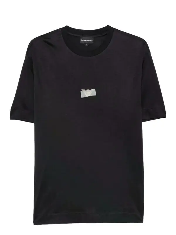 Emporio Armani Logo-print T-shirt - Black