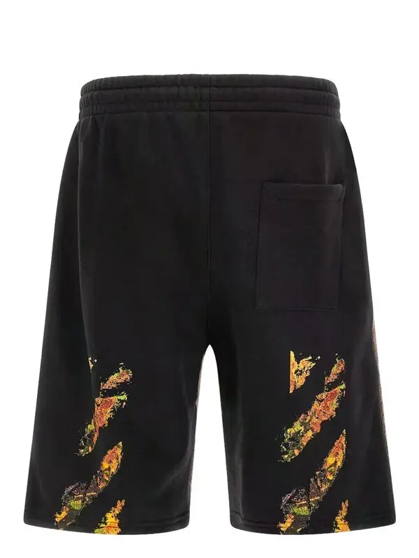 Off-White Spices Arrow Overlap Skate Bermuda Shorts - Neutrals