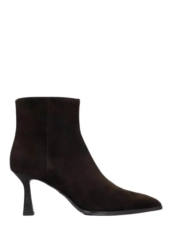Lola Cruz Pointed-toe Suede Ankle Boots - Brown