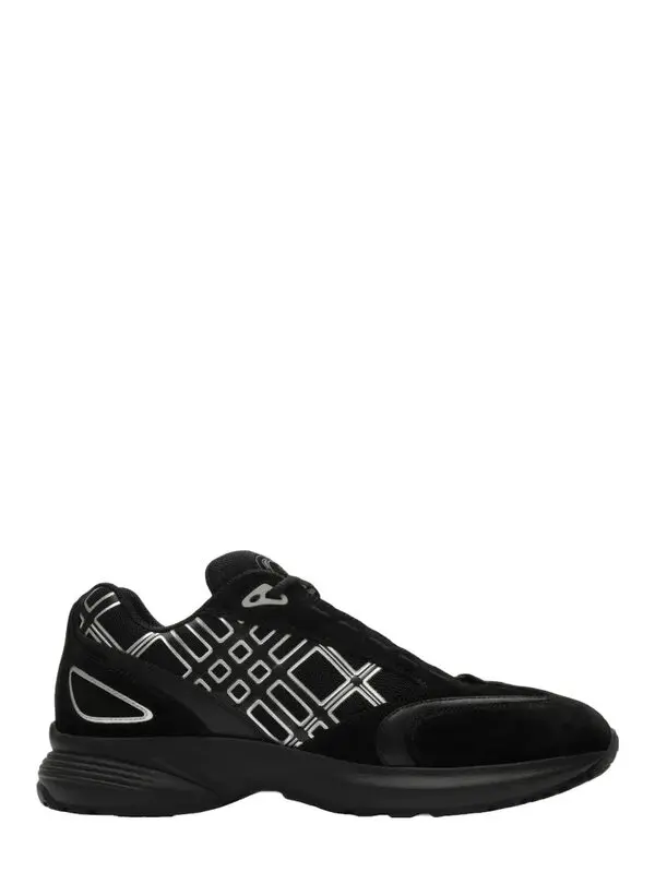 Burberry Nylon, Suede And Leather Eclipse Sneakers - Black