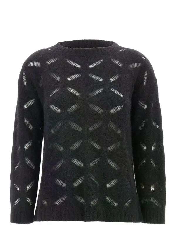 KANGRA Openwork-knit Sweater - Blue