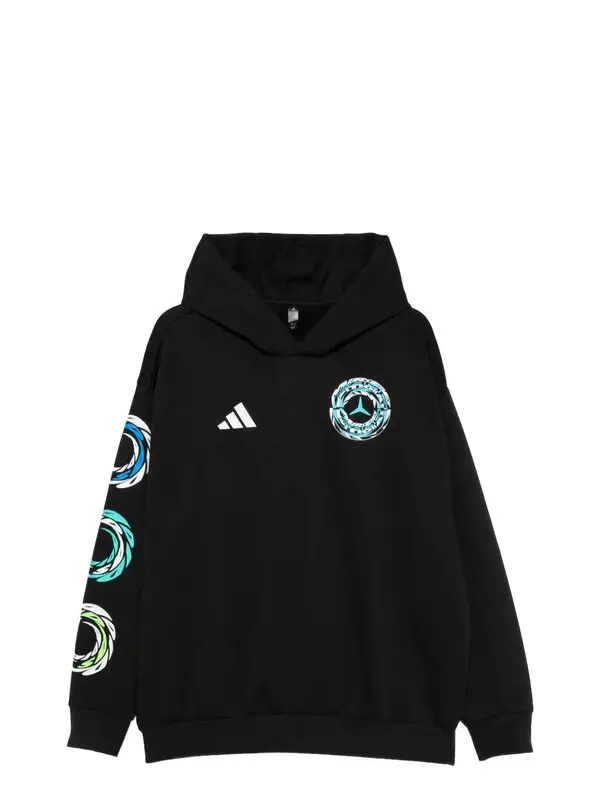 Adidas X Mercedes-amg Petronas Formula 1 Team Graphic Hoodie - Black