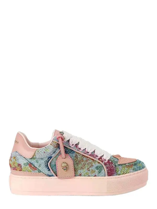 Kurt Geiger Embellished Floral Sneakers - Blue
