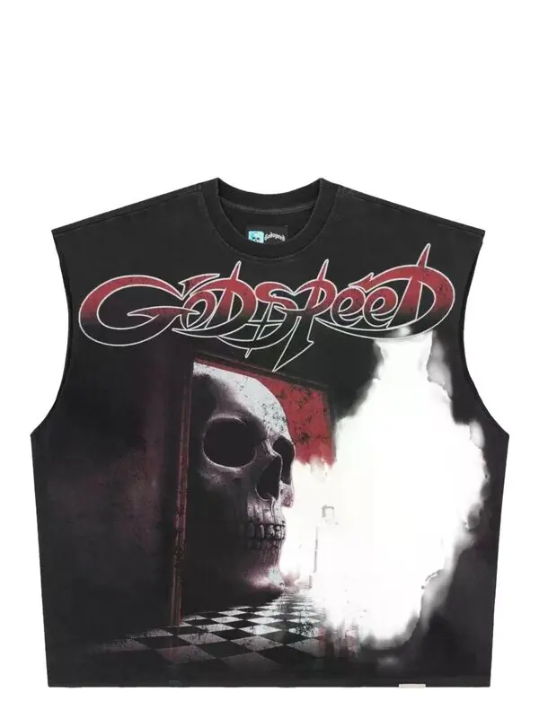 GODSPEED Fate’s Doorstep Graphic-print T-shirt - Black