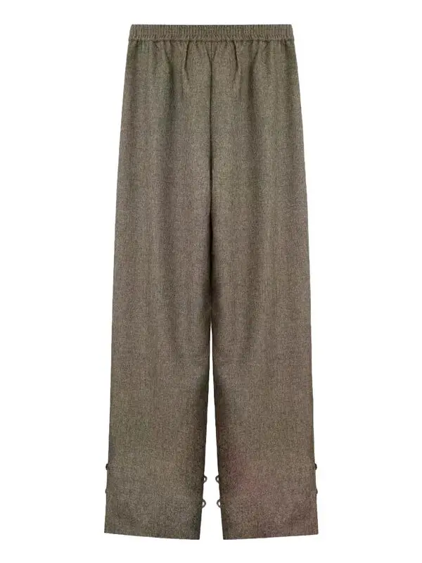 Andamane Renee Button-detail Trousers - Brown