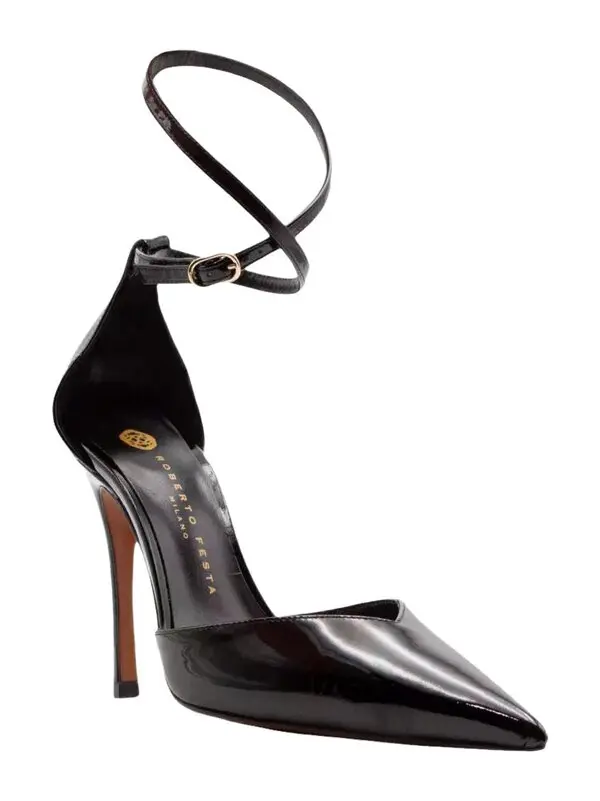 Roberto Festa Viora Patent Leather Pumps - Black
