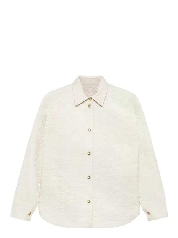 Moncler Quilted Shirt Jacket - Neutrals