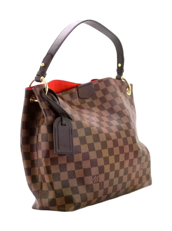 LOUIS VUITTON Graceful Handbag Damier Pm Hobo Bag - Brown