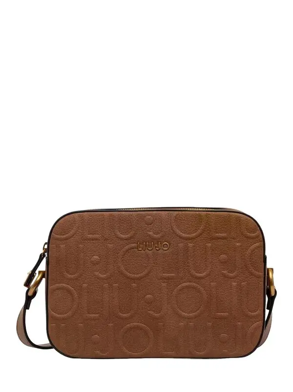 Liu Jo Medium Logo-embossed Cross Body Bag - Brown