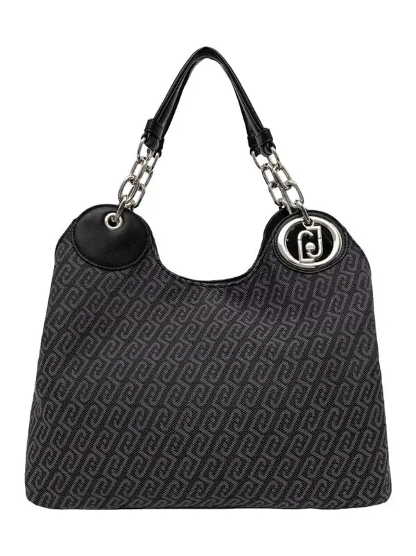 Liu Jo Medium Monogram-print Tote Bag - Black
