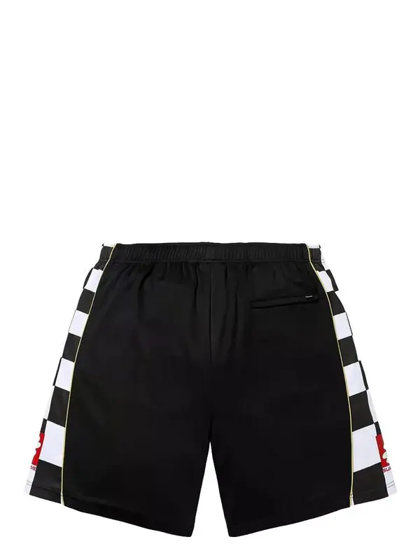 Supreme Checkerboard Soccer Shorts - Black