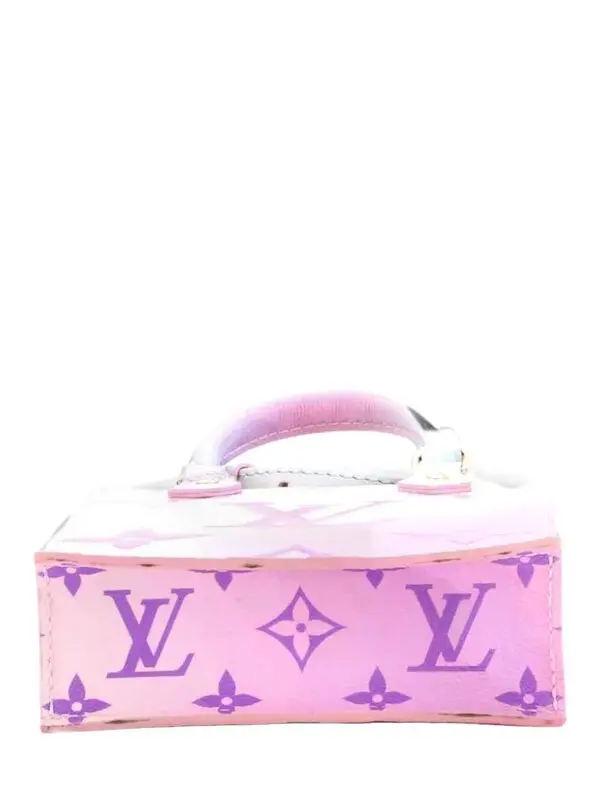 LOUIS VUITTON Petit Sac Plat Bag Spring In The City Monogram Giant Canvas Crossbody Bag - Pink