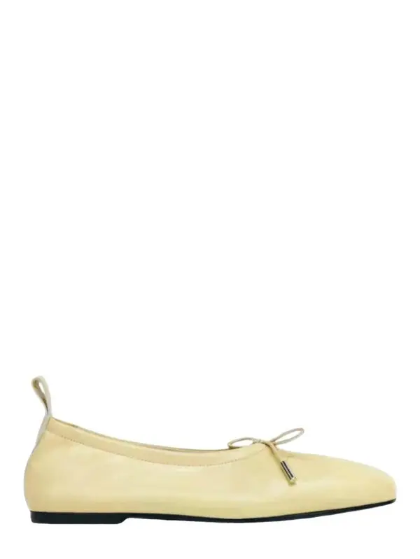 ALOHAS Rosalind Bow-detail Ballet Flats - Yellow