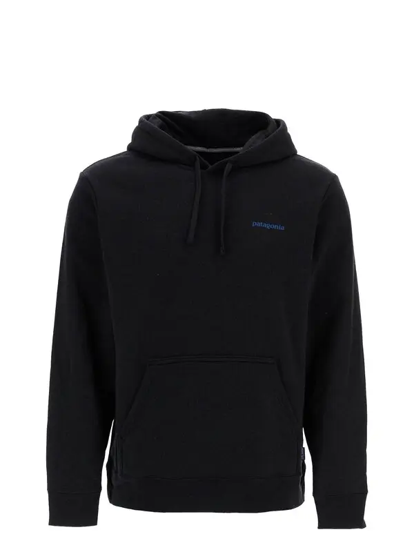 Patagonia Fitz Roy Icon Uprisal Drawstring-fastening Hoodie - Black
