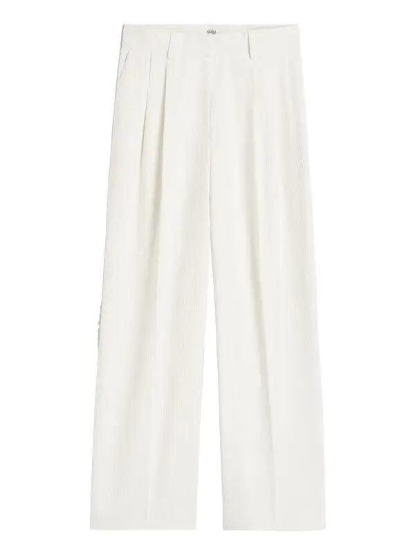 TOTEME Wide-leg Tailored Pants - White