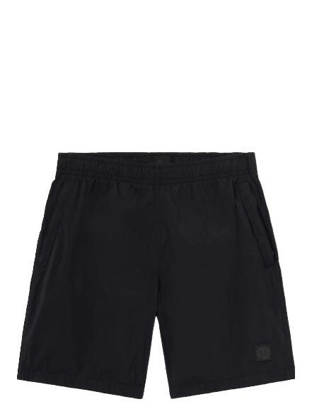 Stone Island Elasticated Pocket Shorts - Black