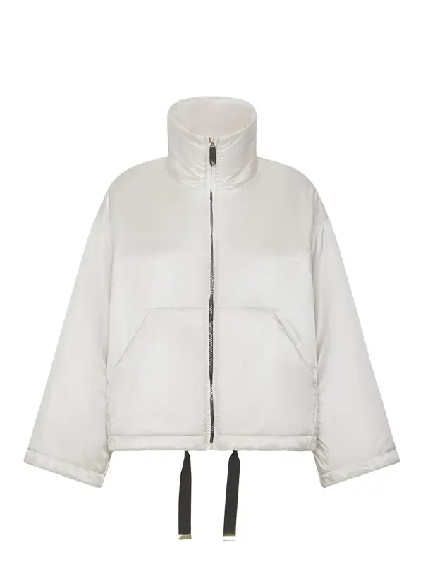Max Mara Mtccristina Drawstring Puffer Jacket - White