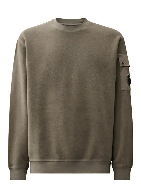 C.P. COMPANY Lens-detail Sweater - Green