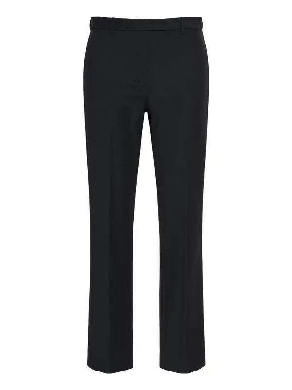 Max Mara Umanita Straight-leg Tailored Pants - Midnight Blue