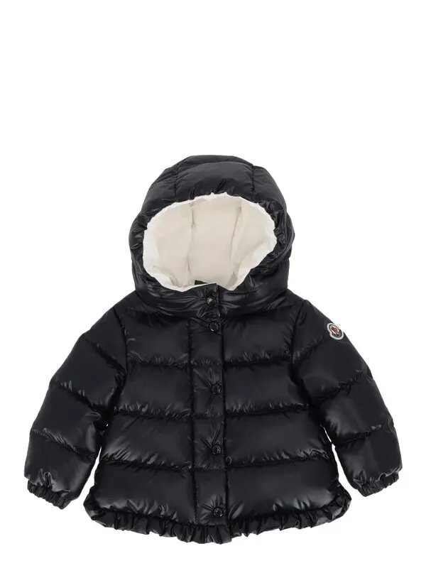 Moncler Tazui Ruffled Padded Jacket - Midnight Blue