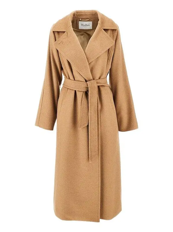 Max Mara Camelhair 'manuela' Coat - Beige