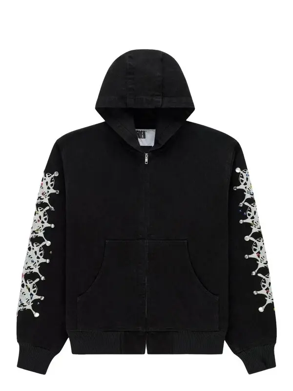 SP5DER Webstone Denim Jacket - Black