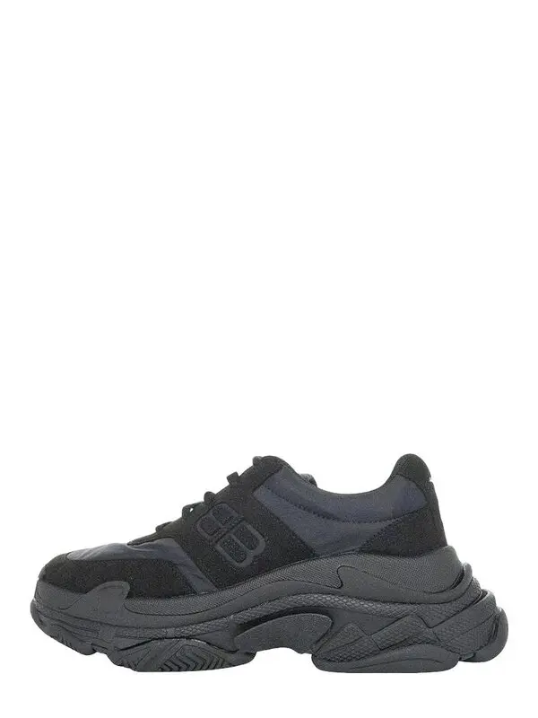 Balenciaga Triple S Nylon Sneakers - Black