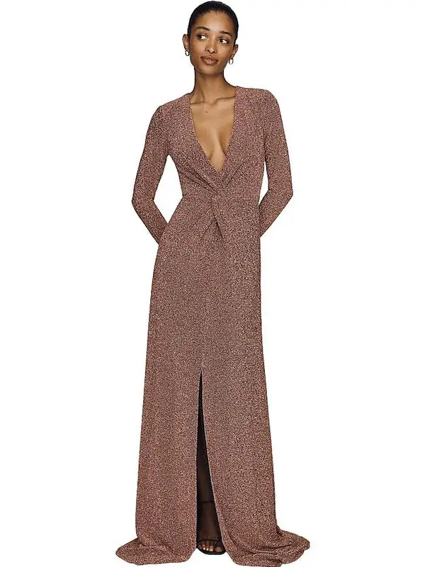 Dress The Population Aya Dress - Copper